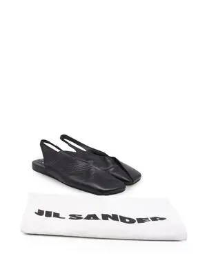 JIL SANDER Square-toe Slingback Ballet Flats
