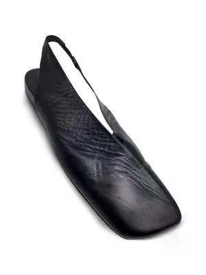 JIL SANDER Square-toe Slingback Ballet Flats