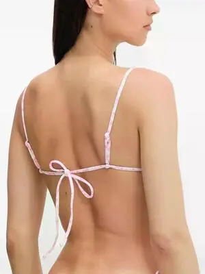 MC2 SAINT BARTH Floral-print Bikini Top