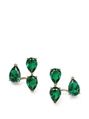 ANABELA CHAN Nova Emerald Earrings - Gold