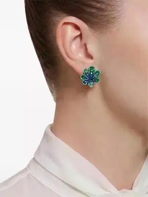 ANABELA CHAN Chanterelle Emerald And Sapphire Stud Earrings