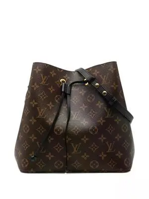 LOUIS VUITTON 2020 Monogram Neonoe Mm Bucket Bag - Brown
