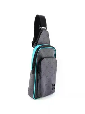 LOUIS VUITTON Avenue Sling Bag Nm Reverse Monogram Eclipse Canvas Backpack