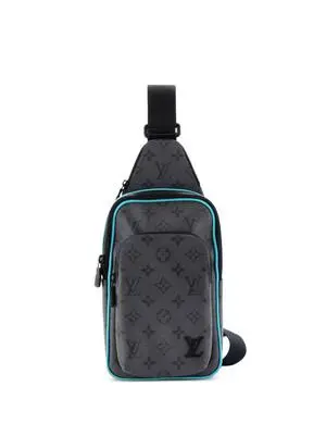 LOUIS VUITTON Avenue Sling Bag Nm Reverse Monogram Eclipse Canvas Backpack - Black