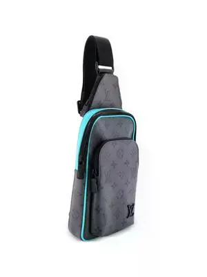 LOUIS VUITTON Avenue Sling Bag Nm Reverse Monogram Eclipse Canvas Backpack - Black