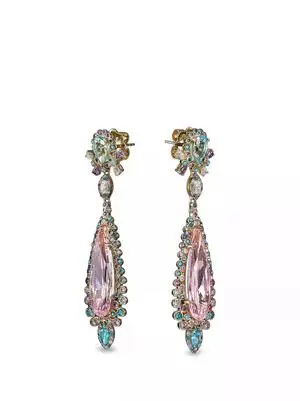 ANABELA CHAN Blush Tigerlily Multi-stones Earrings