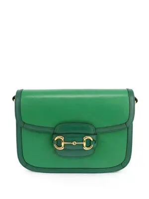 Gucci 1955 Horsebit Shoulder Bag - Green