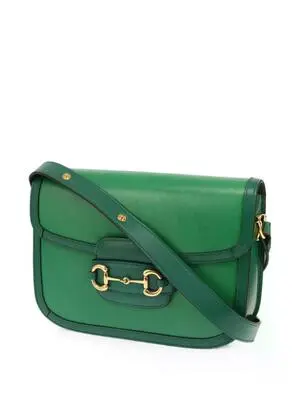 Gucci 1955 Horsebit Shoulder Bag - Green