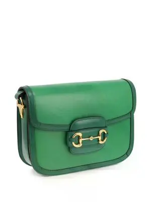 Gucci 1955 Horsebit Shoulder Bag - Green