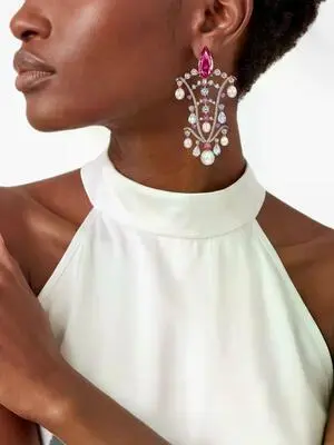 ANABELA CHAN Supernova Pearl And Diamond Earrings