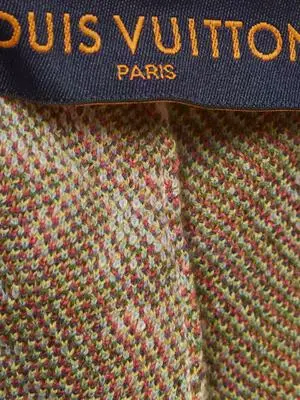 LOUIS VUITTON Floral Monogram Jacquard Knit Shorts