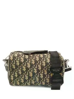 Dior 22 Lingot Oblique-canvas Messenger Bag - Neutrals