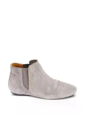 IRO PARIS Round-toe Suede Ankle Boots