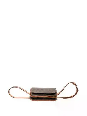 Celine Macadam Coated Canvas Belt Bag - Brown