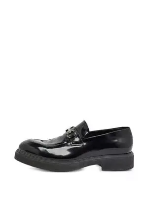 FERRAGAMO Fiorello Gancini Loafers In Patent Leather