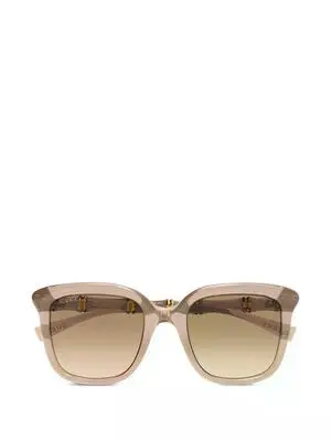 Gucci Bamboo-effect Square-frame Sunglasses