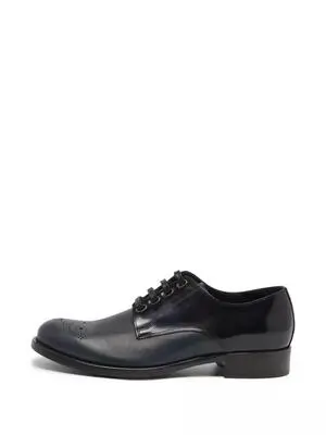 Dolce & Gabbana Perforated Lace-up Oxford Shoes - Blue