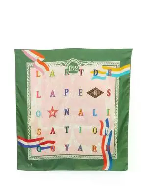 Goyard L’art De La Personnalisation Scarf - Green
