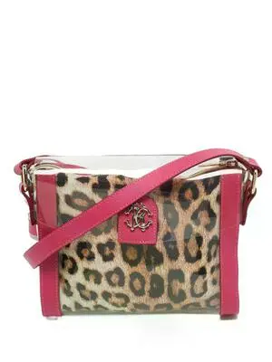 Roberto Cavalli Leopard-print Crossbody Bag - Neutrals