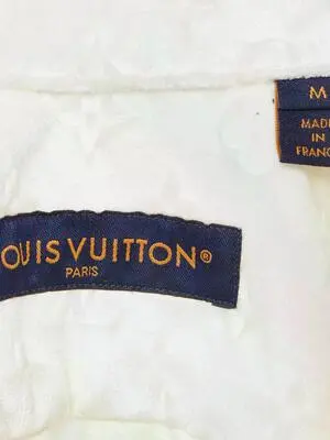 LOUIS VUITTON Monogram Embossed Velvet Shirt
