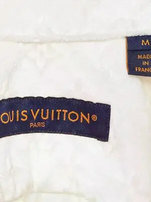 LOUIS VUITTON Monogram Embossed Velvet Shirt