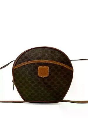 Celine 2009 Macadam Coated Canvas Crossbody Bag