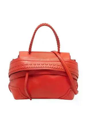 TOD'S Wave Braided Leather Tote Bag