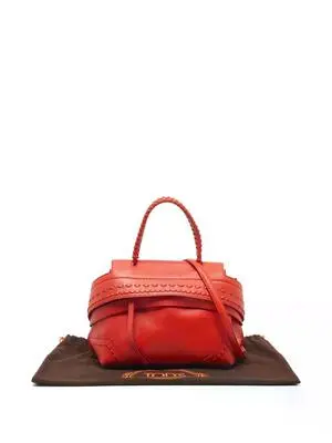 TOD'S Wave Braided Leather Tote Bag
