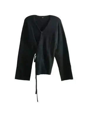 Women's Black Wrap Cardigans