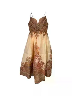 Zimmermann Illustration Draped Dress