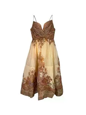 Zimmermann Illustration Draped Dress