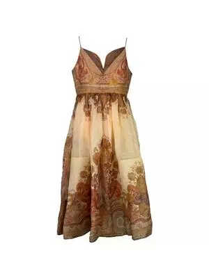 Zimmermann Illustration Draped Dress