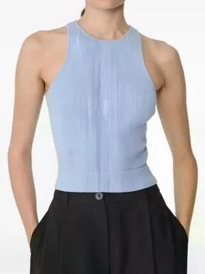 TOCCIN Avery Classic Ribbed-knit Racerback Top