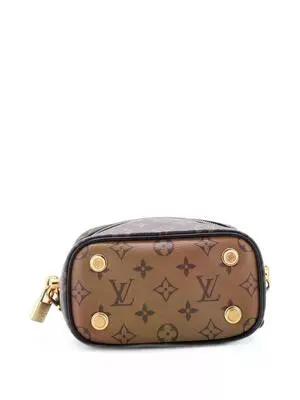 LOUIS VUITTON Vanity Handbag Reverse Monogram Canvas Pm Satchel - Brown