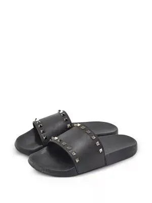 Valentino Garavani Rockstud Embellished Slides