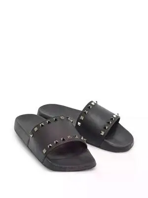 Valentino Garavani Rockstud Embellished Slides