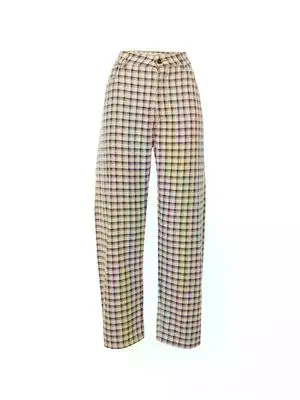 Etro Check-pattern Tailored Trousers