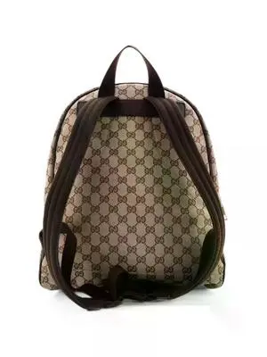 Gucci Gg Canvas Zip Around Travel Backpack