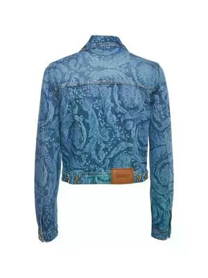 Versace Printed Medusa Denim Jacket