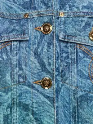 Versace Printed Medusa Denim Jacket