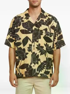 Jacquemus 2020 La Chemise Jean Floral-print Shirt - Yellow