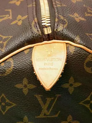 LOUIS VUITTON Monogram Keepall 50 Travel Bag - Brown