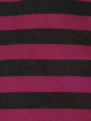 LOUIS VUITTON Striped Crew Neck Long Sleeve Sweater