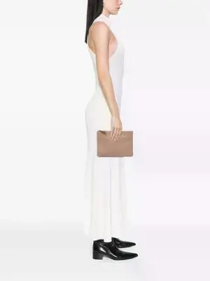 Burberry Pebbled Leather Clutch Bag