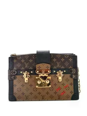 LOUIS VUITTON Louis Vuitton Trunk Monogram Canvas Clutch Bag Brown