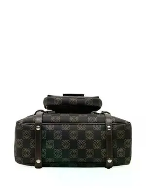 Loewe 2005 Anagram Coated Canvas Handbag