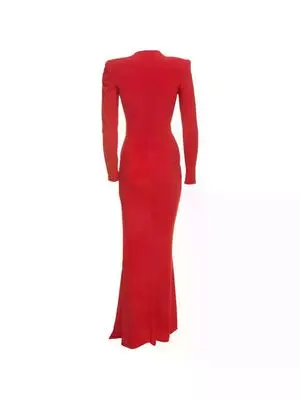 ZHIVAGO Draped Cut-out Maxi Gown