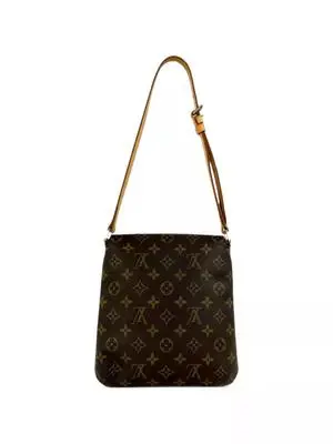 LOUIS VUITTON 1999 Monogram Musette Salsa Pm Long Strap Crossbody Bag - Brown