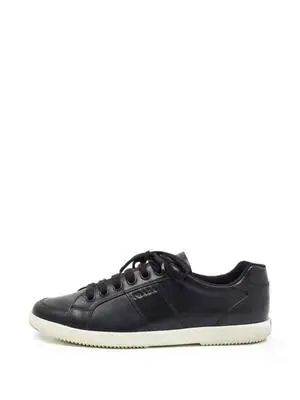 Prada Logo-debossed Sneakers - Black