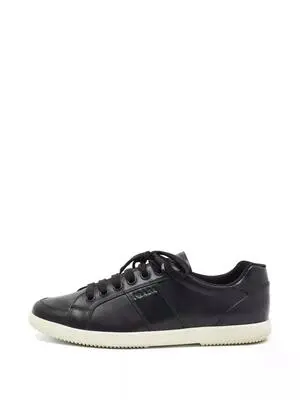 Prada Logo-debossed Sneakers - Black